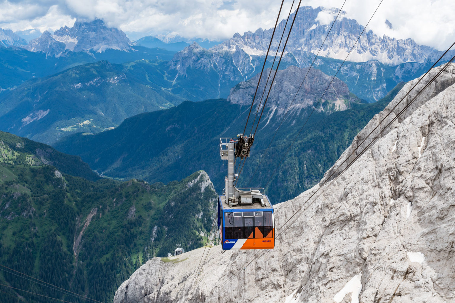 Seilbahn - Funivie Marmolada