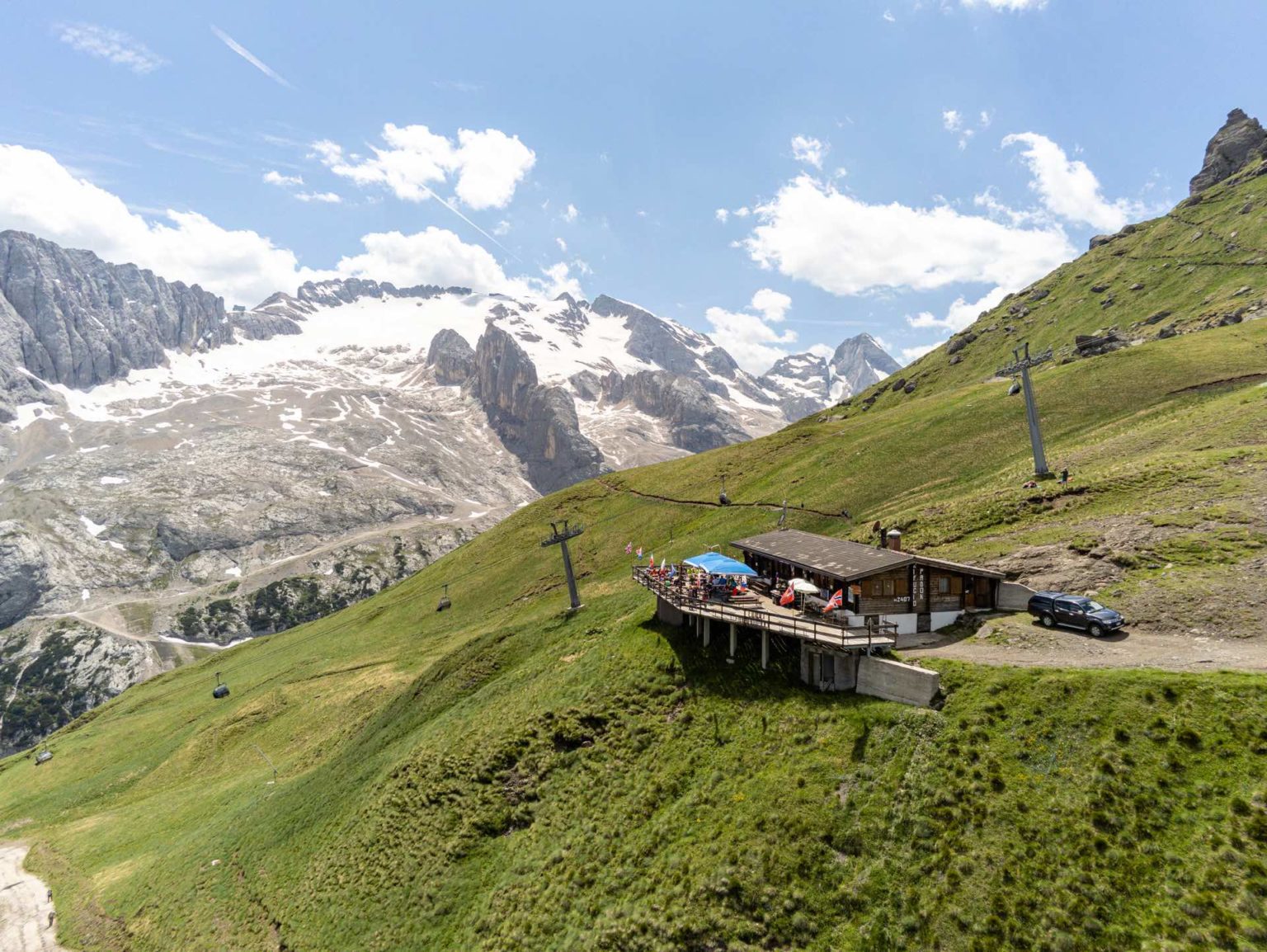 In der Nähe - Funivie Marmolada