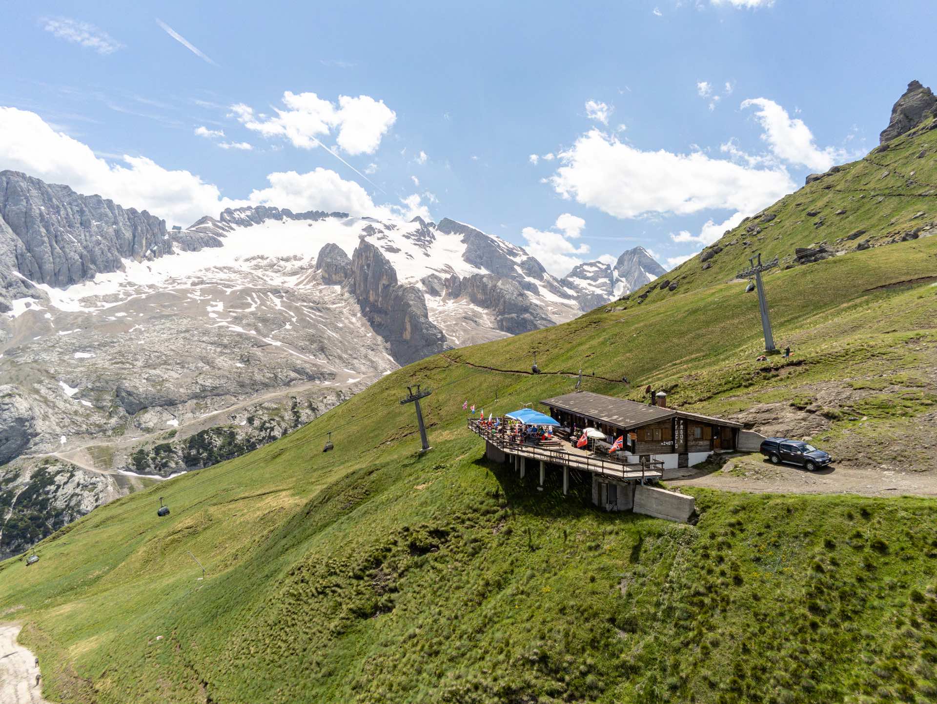 Visitare la Marmolada: nei dintorni - Funivie Marmolada